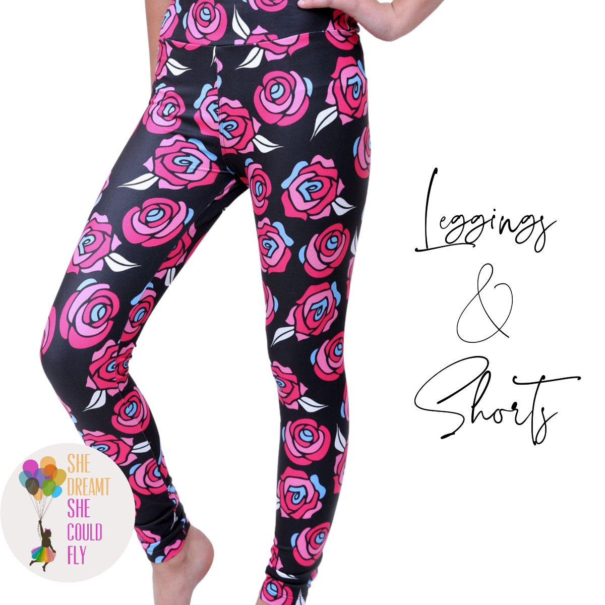 Leggings and Shorts – She Dreamt She Could Fly